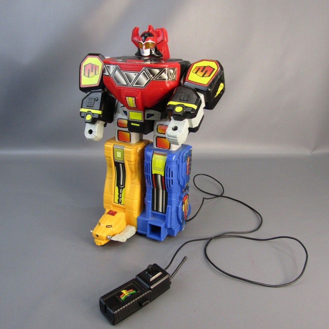 Vtg Mighty Morphin Power Rangers Megazord Remote Control 14 Action ...