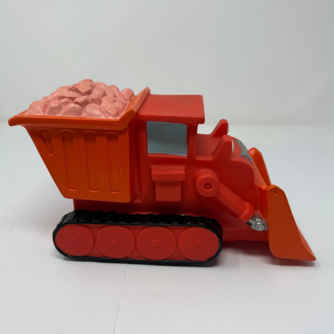 Bob the Builder Muck Toy Vehicle Dump Truck 9.5" Vintage Orange Plastic ...