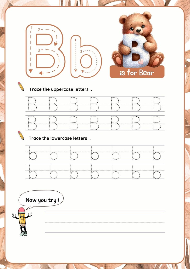 Alphabet Tracing Coloring Workbook for Kids – A-Z Fun Letters ...