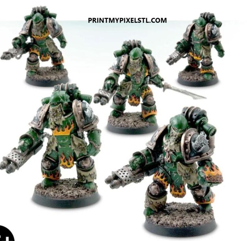 Marine Salamanders Legion Pyroclasts STL Pack Files 3D Print File Stls ...