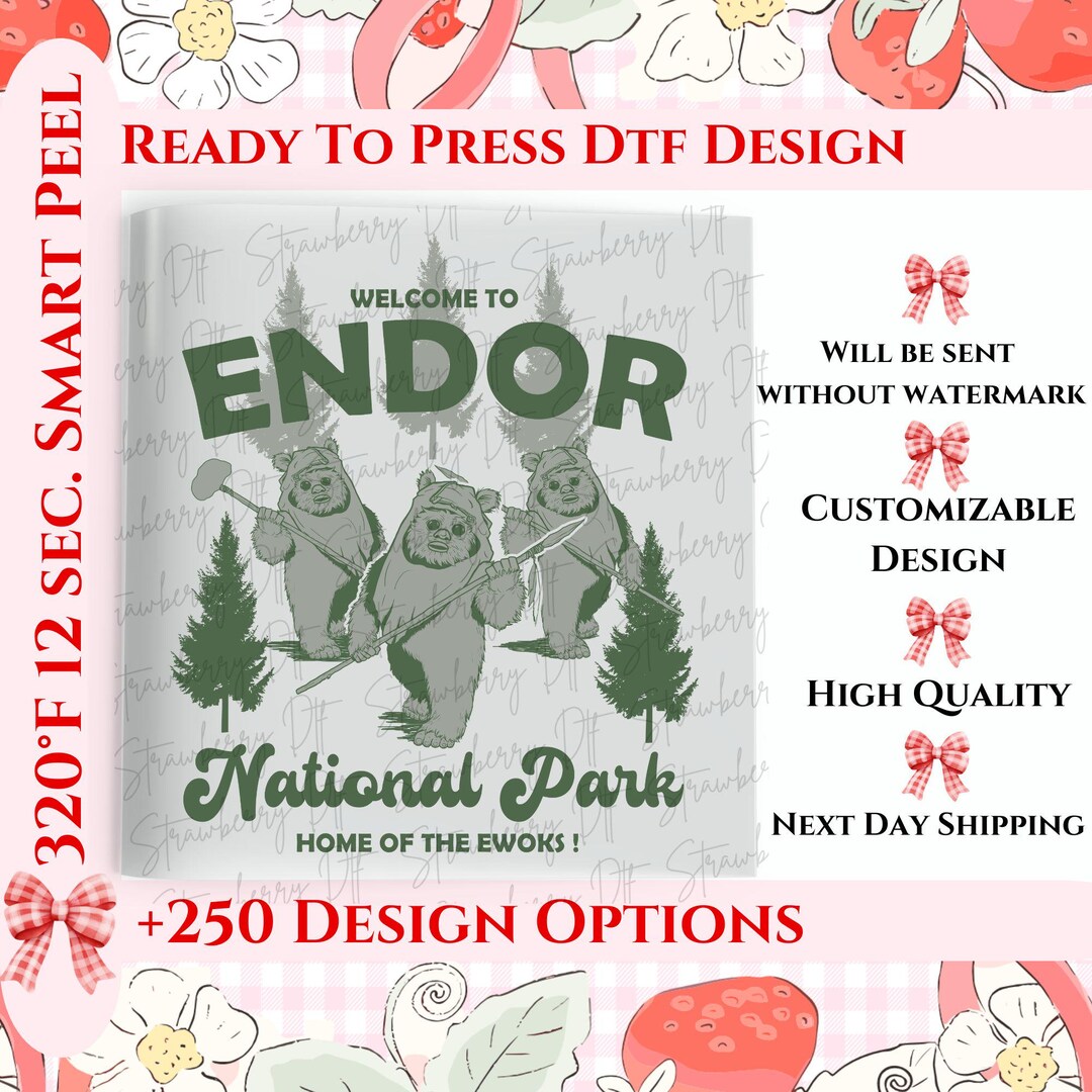 Endor National Park DTF Transfer, Home of the Evoks Star Wars Trip ...