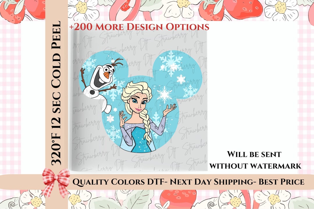 Elsa Ears Dtf, Disney Elsa Princess Dtf, Princess Elsa Head Dtf ...