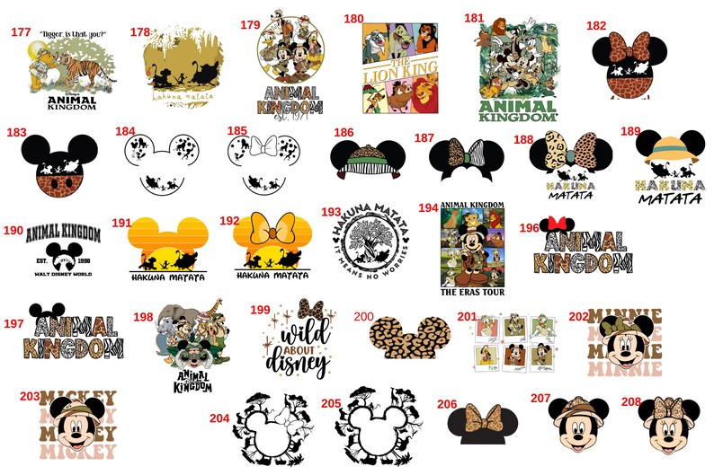 Retro Hakuna Matata DTF Transfer Ready to Press, Disney Safari DTF ...