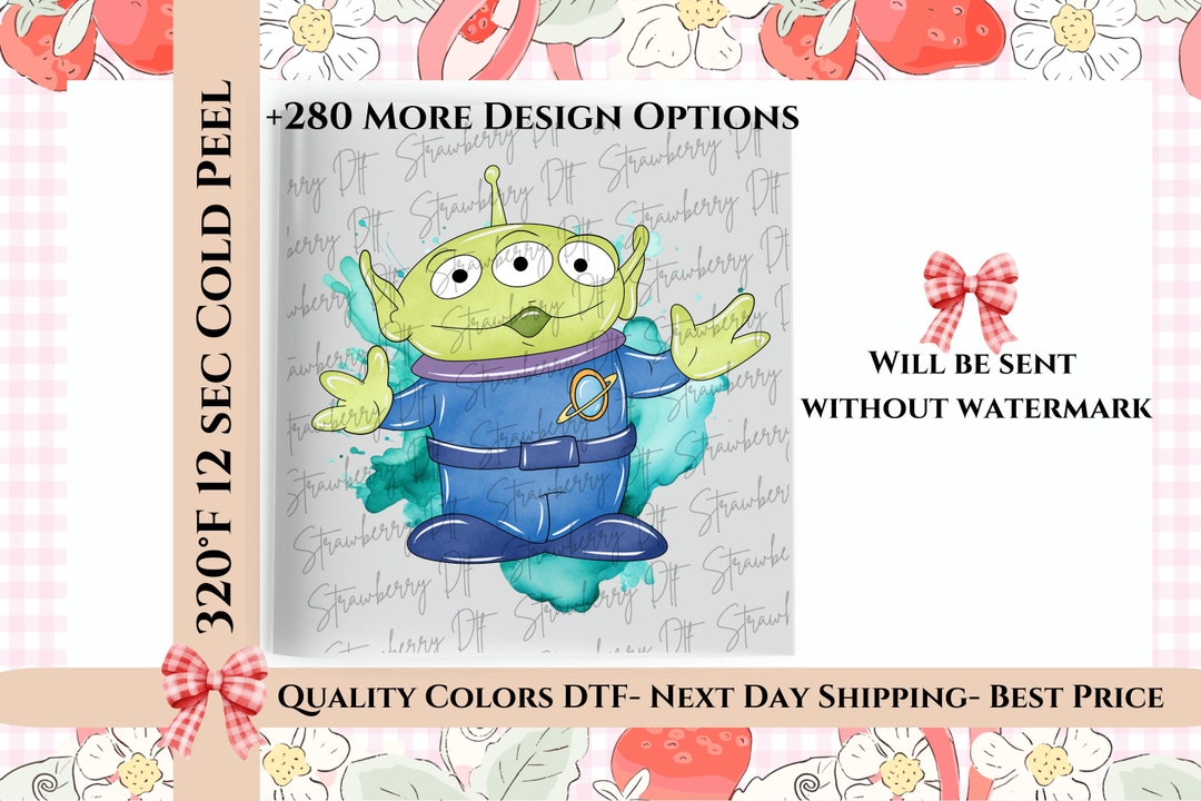 Toy Story Alien Watercolor Dtf Transfer, Alien Trip Tee Ready to Press ...