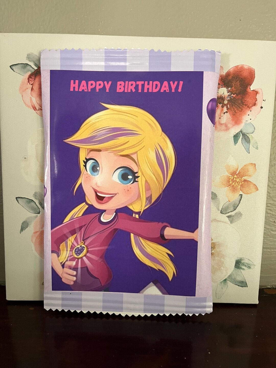 Happy Birthday Polly Pocket Themed Chip Bag - Etsy