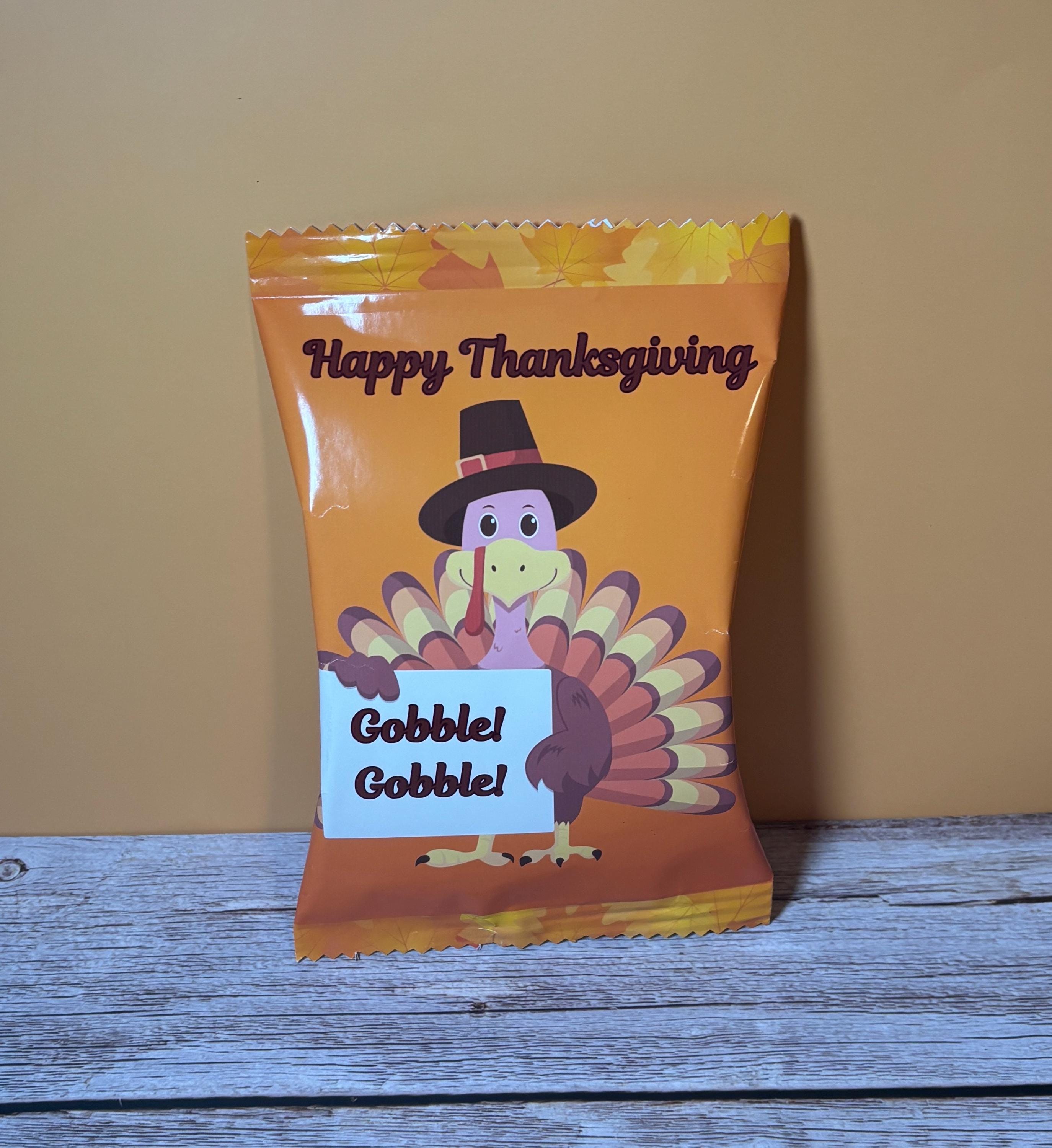 Thanksgiving Chip/snack Bag Favors - Etsy