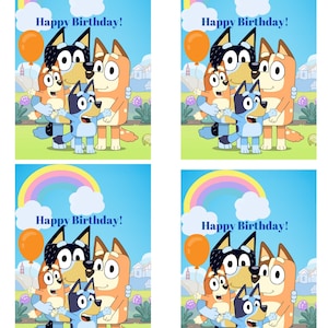 Bluey Character Capri Sun Labels Digital Downloads - Etsy