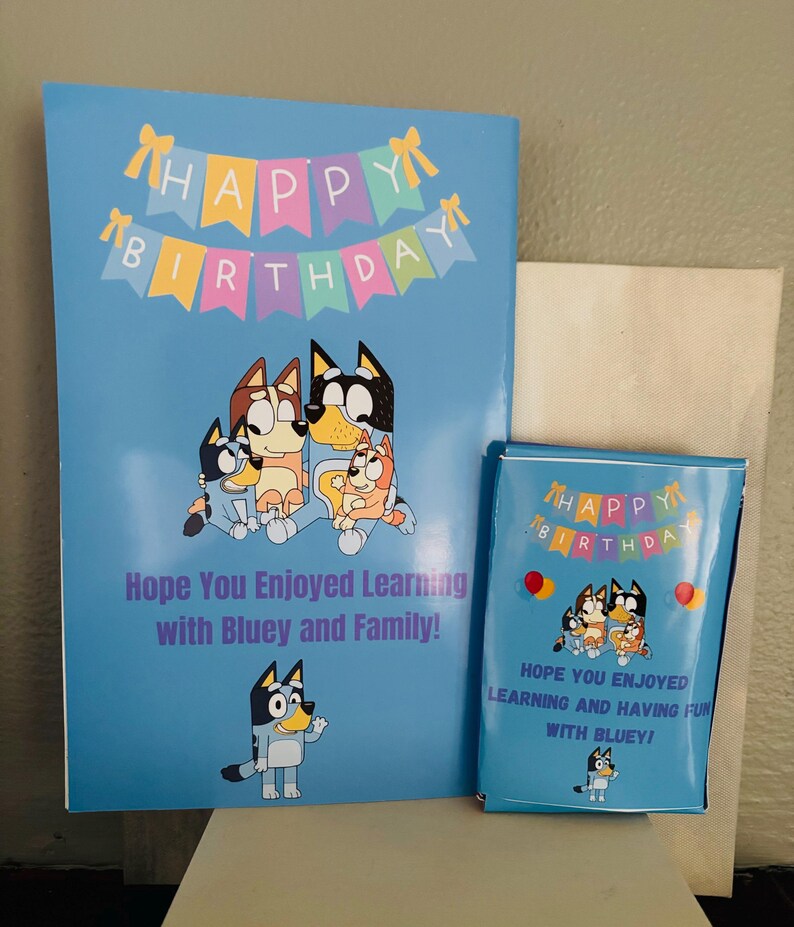 Bluey Birthday Coloring and Activity Book With Crayons - Etsy