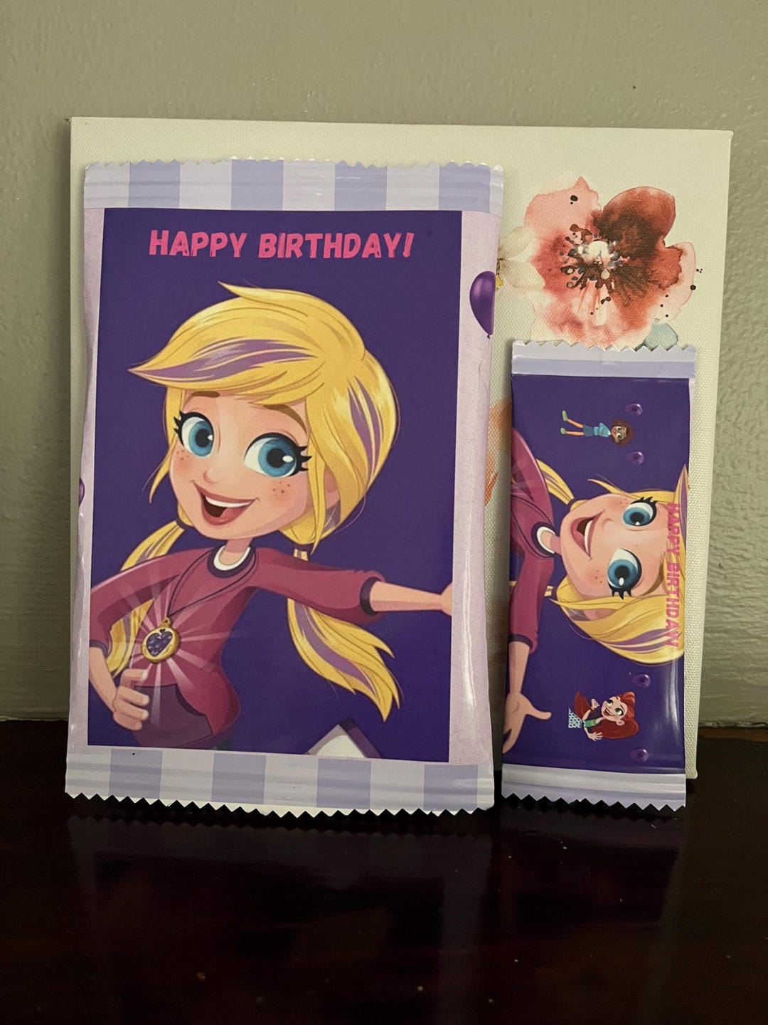 Happy Birthday Polly Pocket Theme Chip Bag Bundle Snack Set Unfilled - Etsy