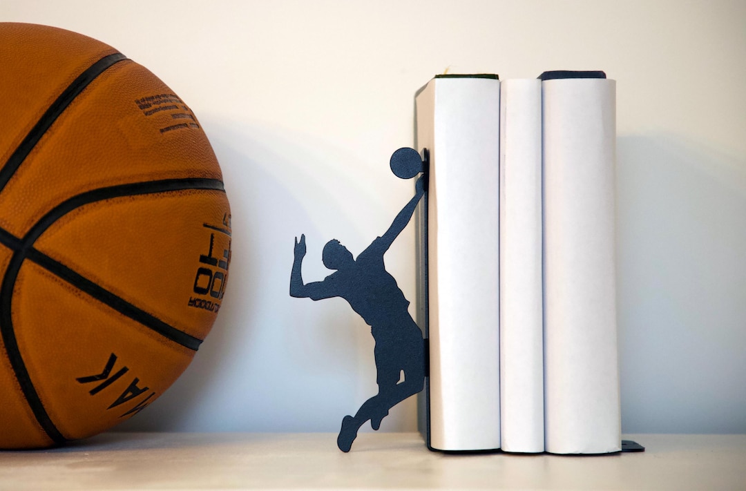 Volleyball Metal Bookend, Sports Bookends, Volleyball Decor, Athlete ...