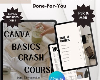 Canva Course How to Use Canva Guide Learn Canva Master Resell Rights MRR Private Label Rights ...
