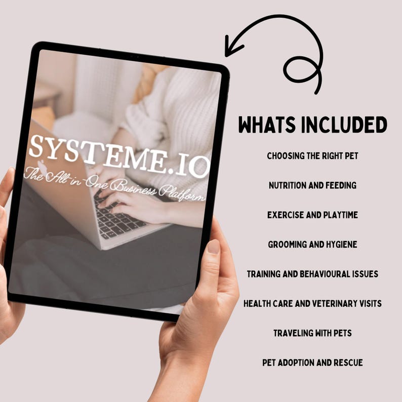 Systeme.io Sales Page Guide Template - Opt-in & Freebie Landing Page ...
