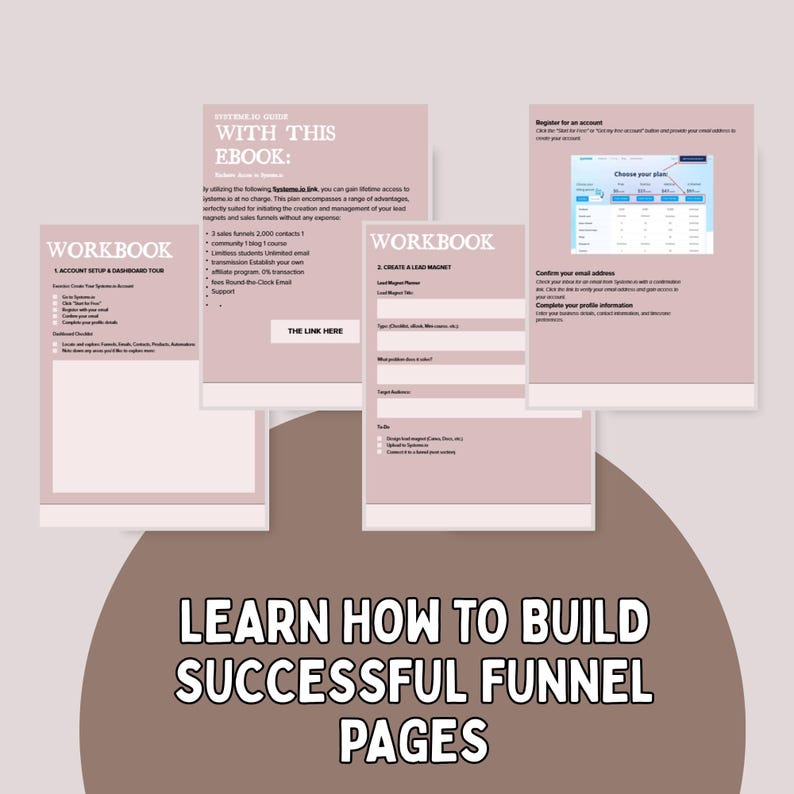 Systeme.io Sales Page Guide Template - Opt-in & Freebie Landing Page ...