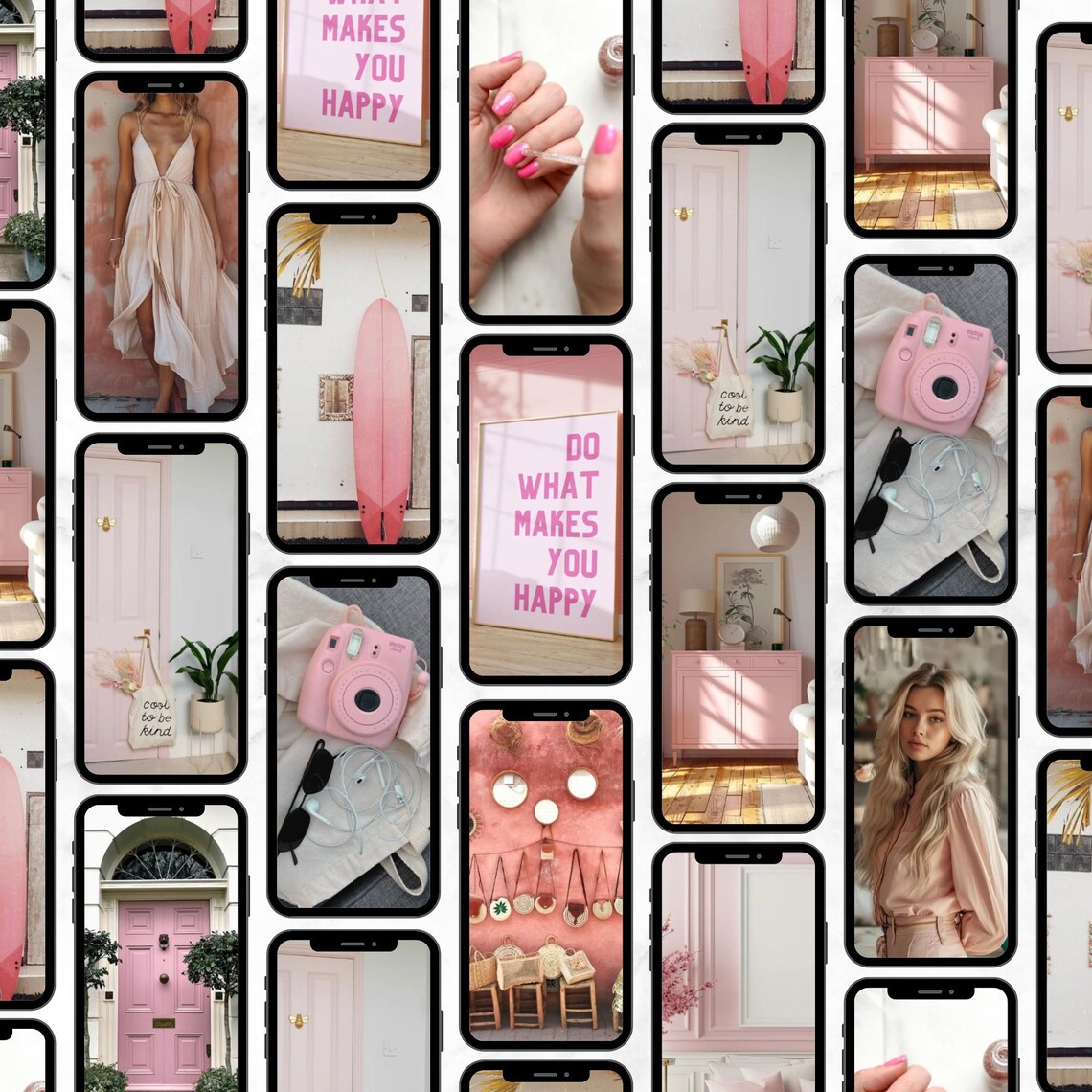 Pink Aesthetic Faceless Videos | Photo Bundle for Instagram Reels ...