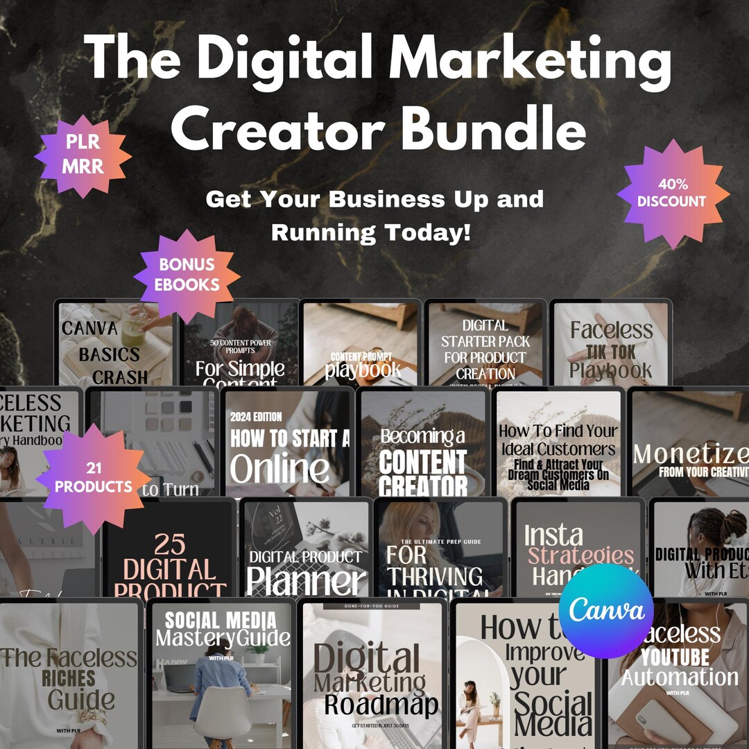 21 Faceless Digital Marketing MRR Products, Faceless Marketing, DFY ...