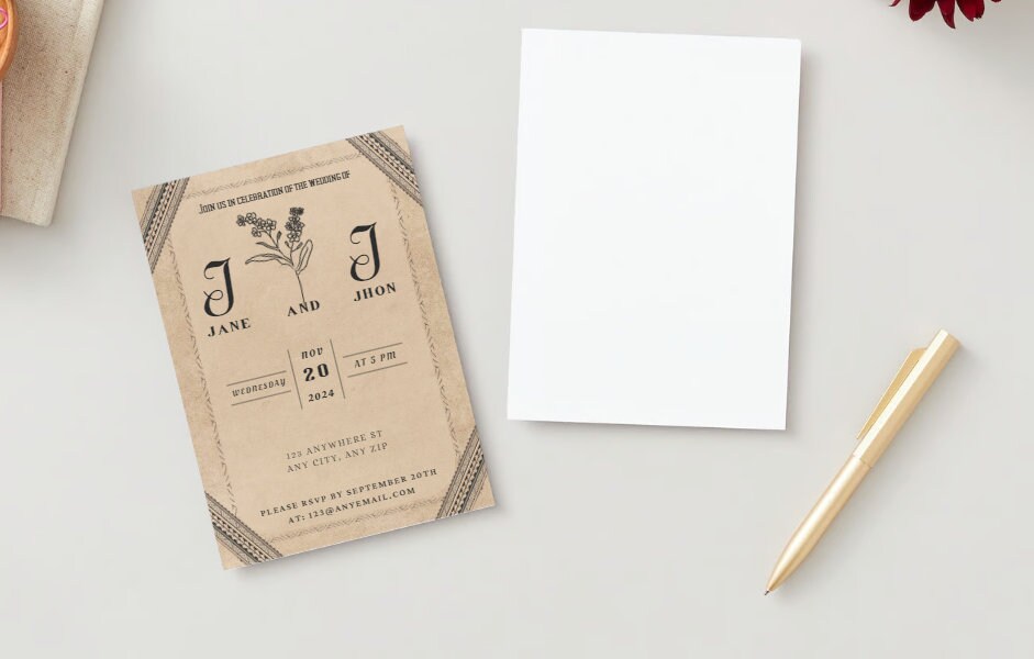 Polynesian Samoan Wedding Invitation - Etsy