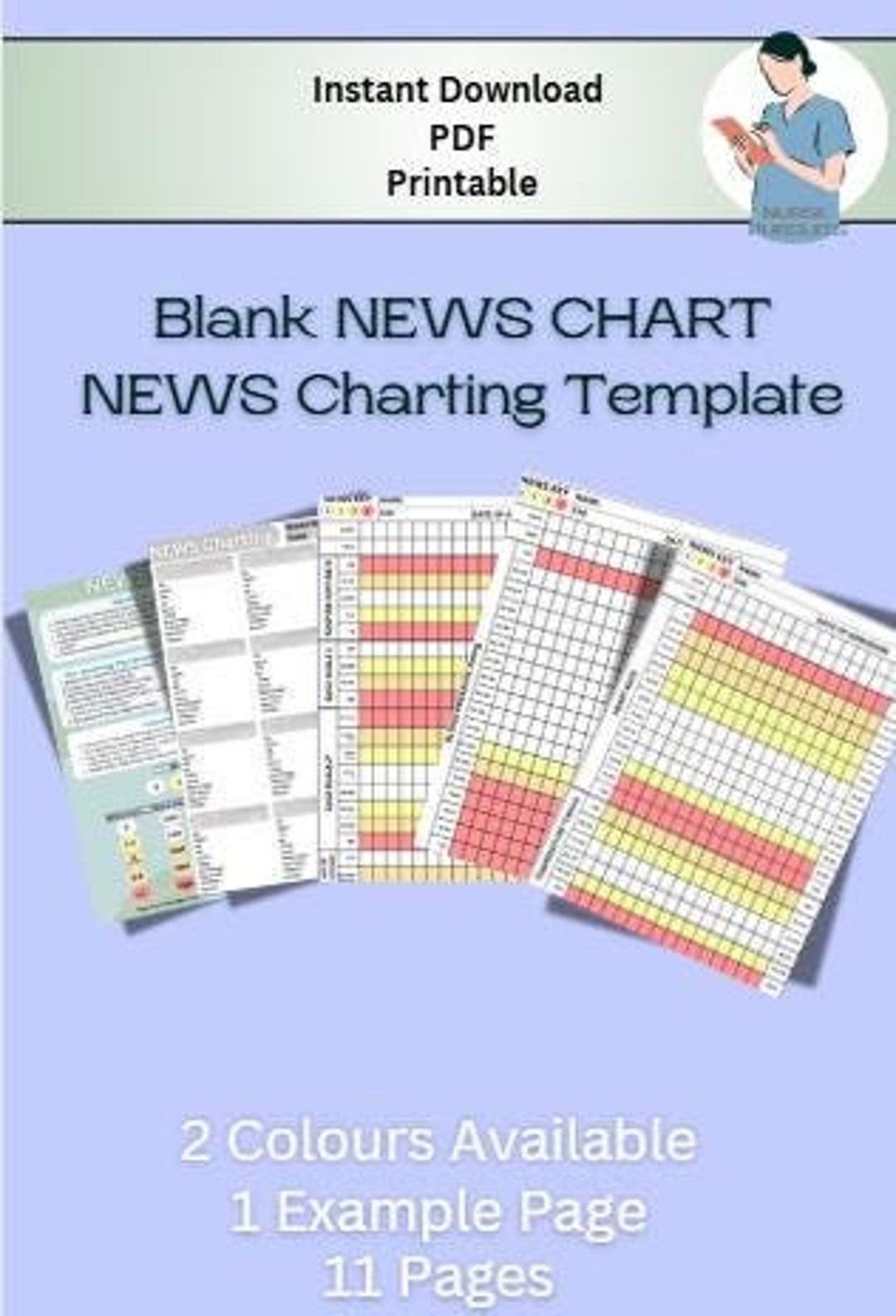 NEWS Cheat Sheet, NEWS Template, Template NEW Charting Sheet, Nursing ...