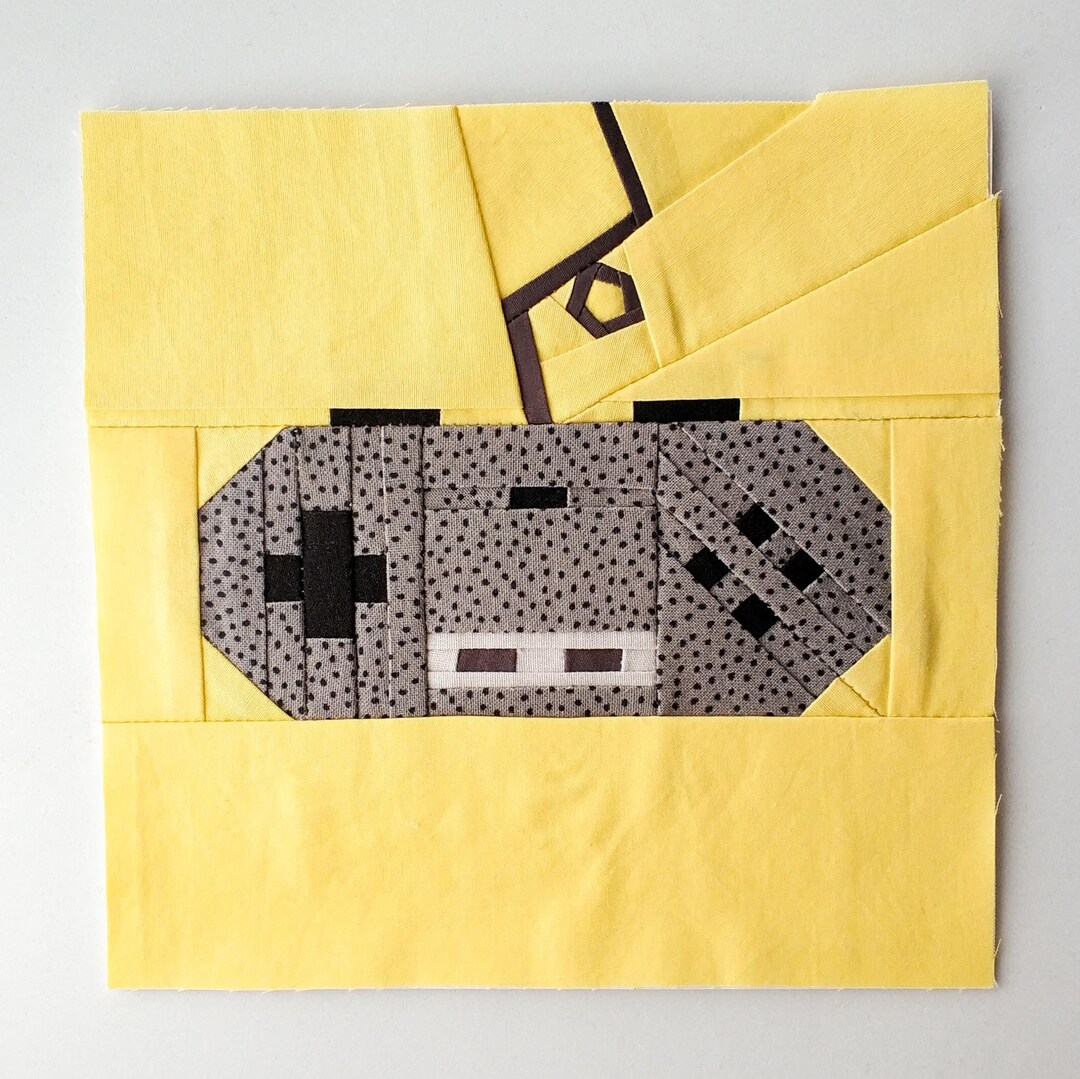Gaming Controller PDF Paper Piecing Pattern Instant Download 80-90s ...