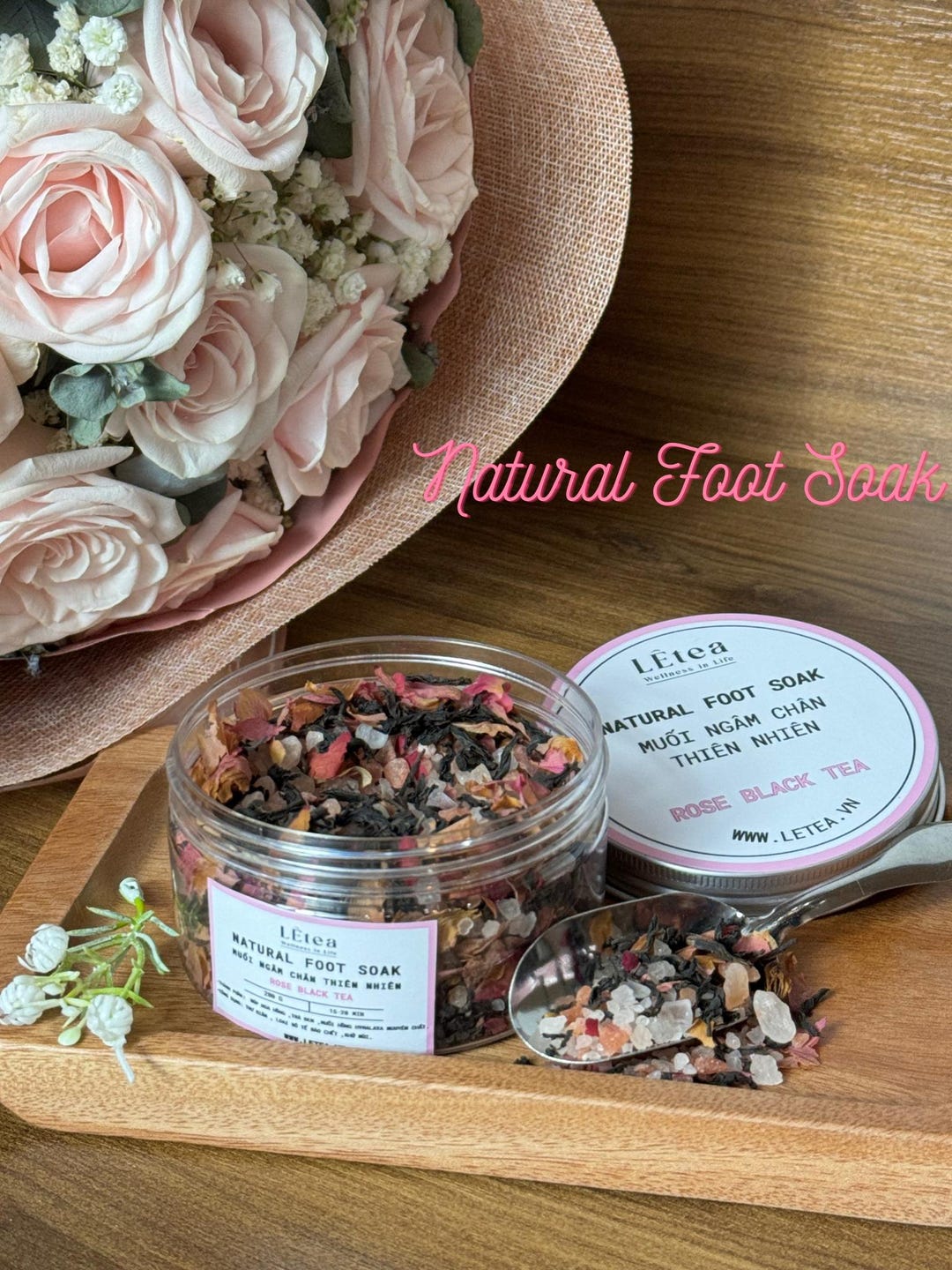 Natural Tea Salt Foot Soak/ Foot Care/lovely Smell - Etsy