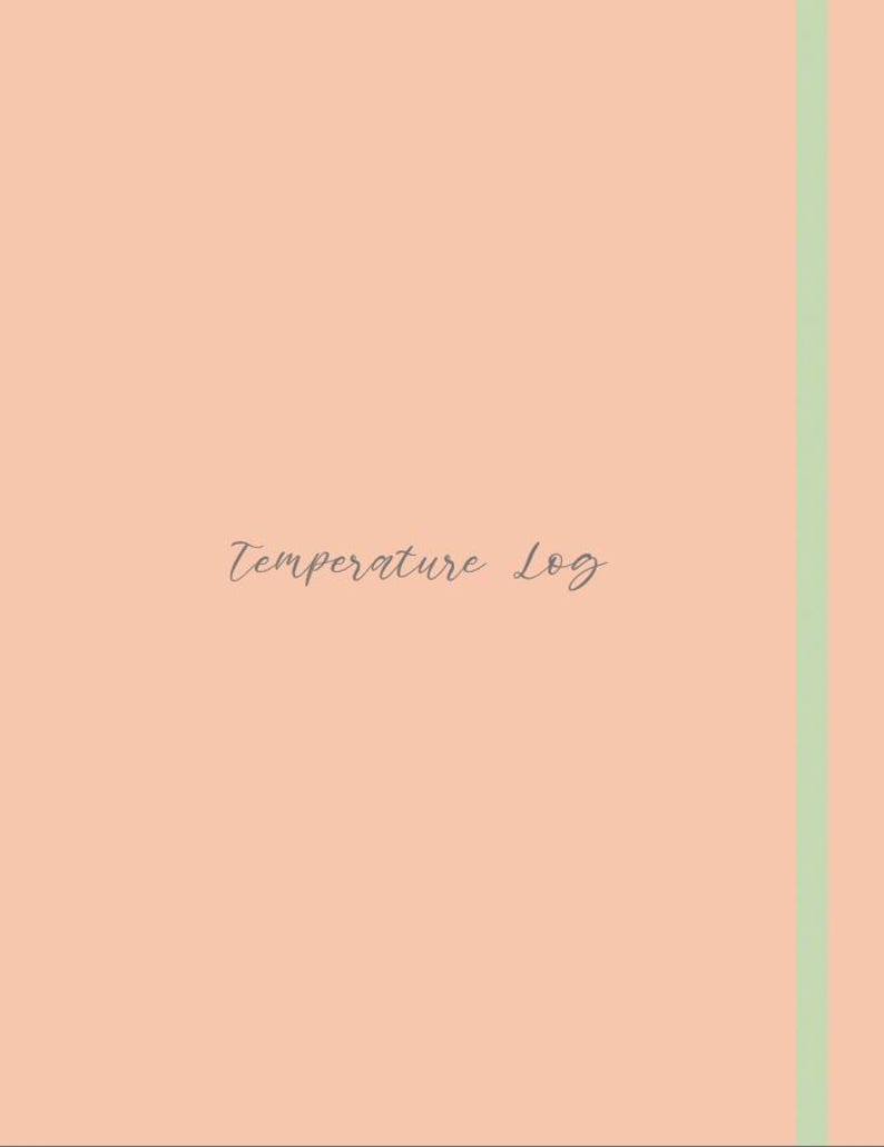 Temperature Log for Temperature Blanket - Etsy