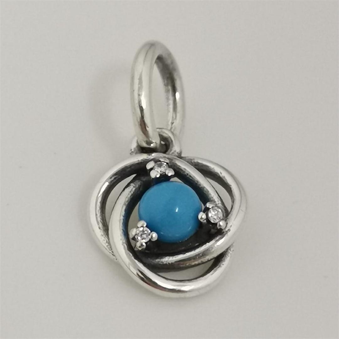 Pandora December Crystal Birthstone Eternity Circle Dangle Charm - Etsy