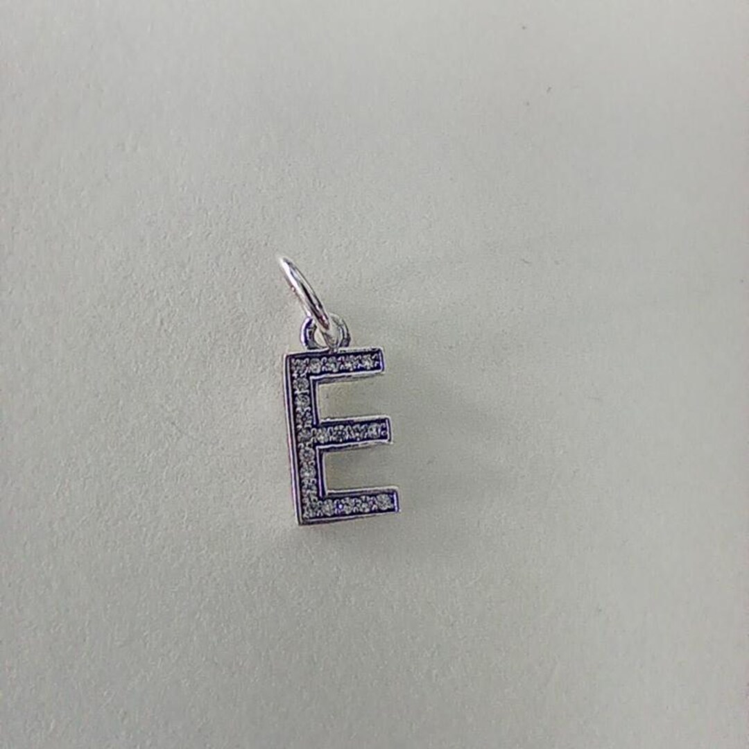 Pandora Sterling Silver Letter E Initial Dangle Charm - Etsy