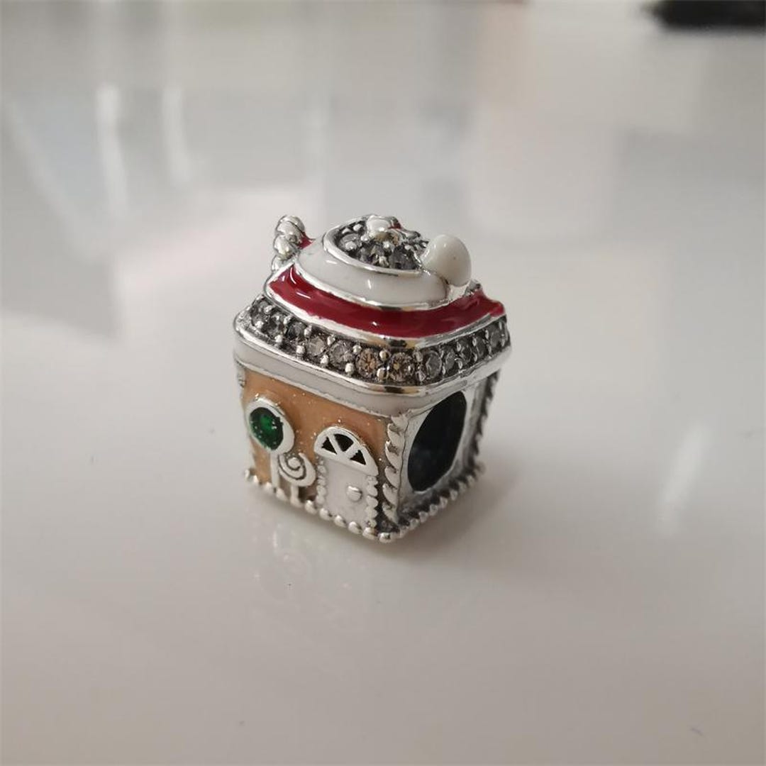 New Pandora Festive Gingerbread House Charm - Etsy