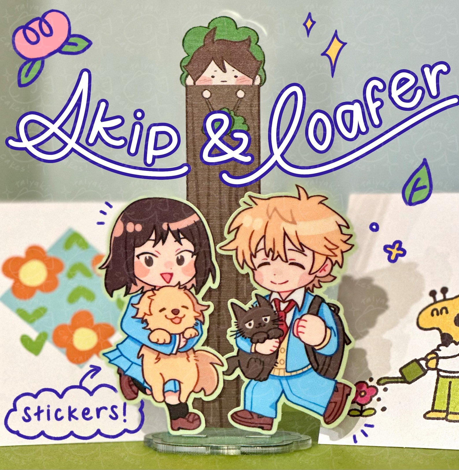 Skip and Loafer: Mitsumi and Shima Stickers - Etsy