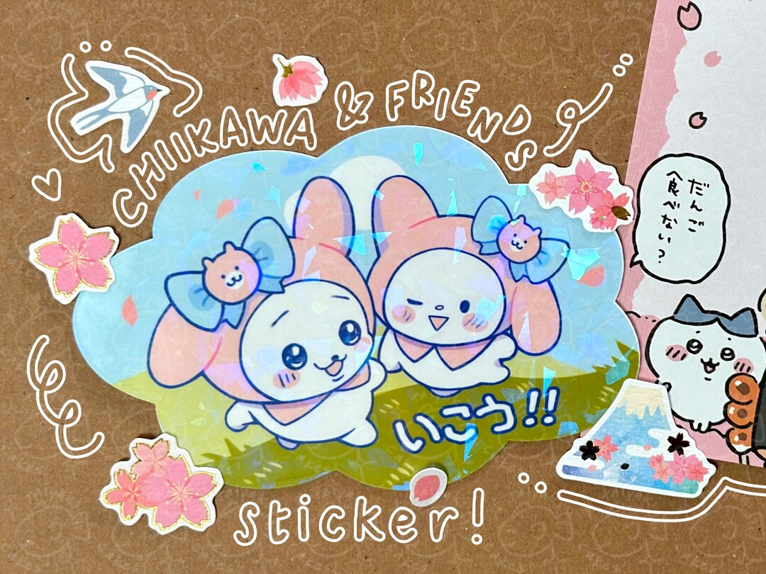 Chiikawa & Friends: Chiikawa Holographic Sticker - Etsy
