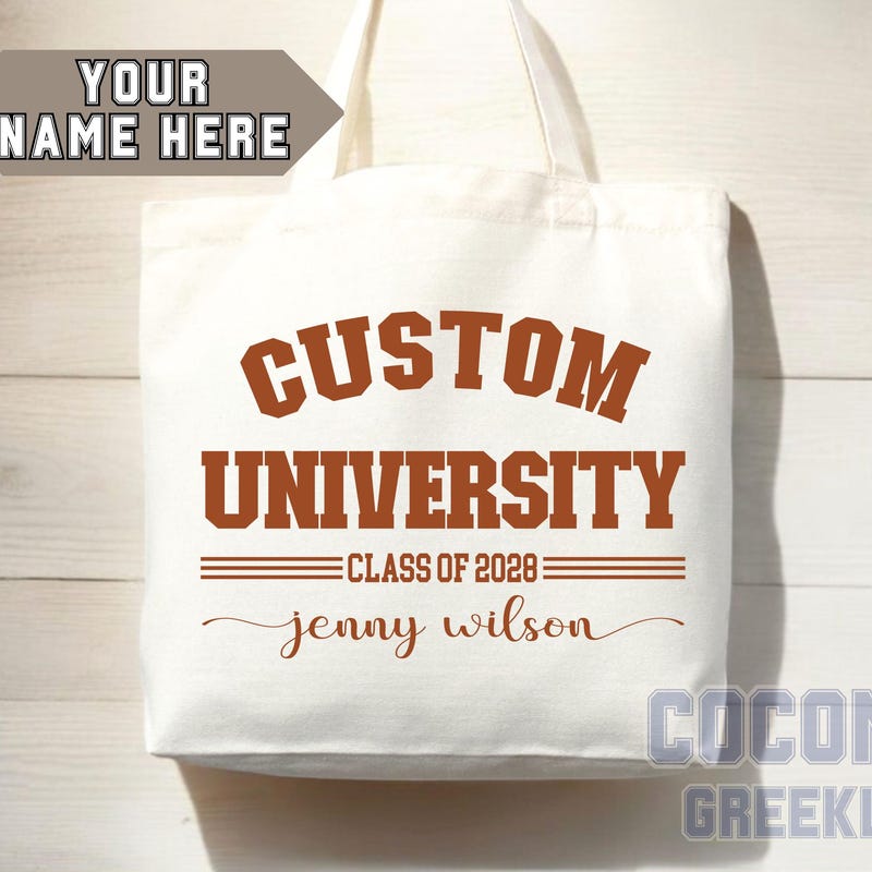 College Bag With Zipper - Etsy