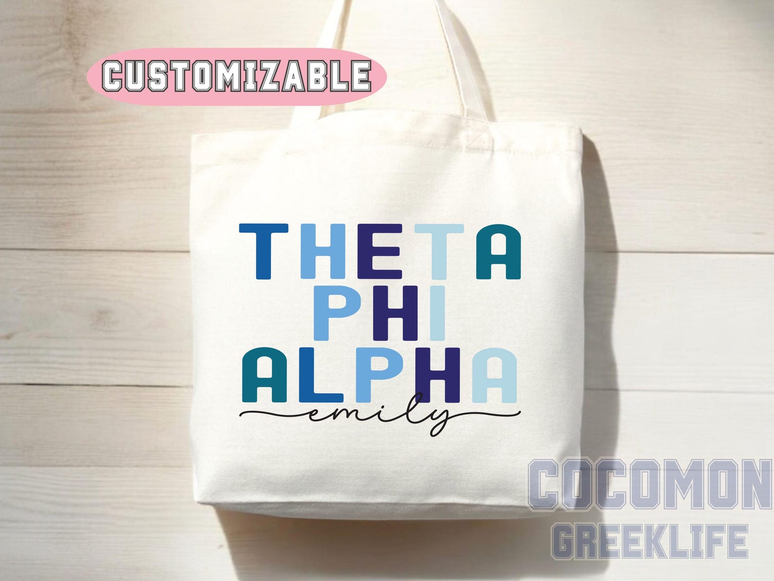 Theta Phi Alpha Tote Bag: Sorority Gift, Officially Licensed - Etsy