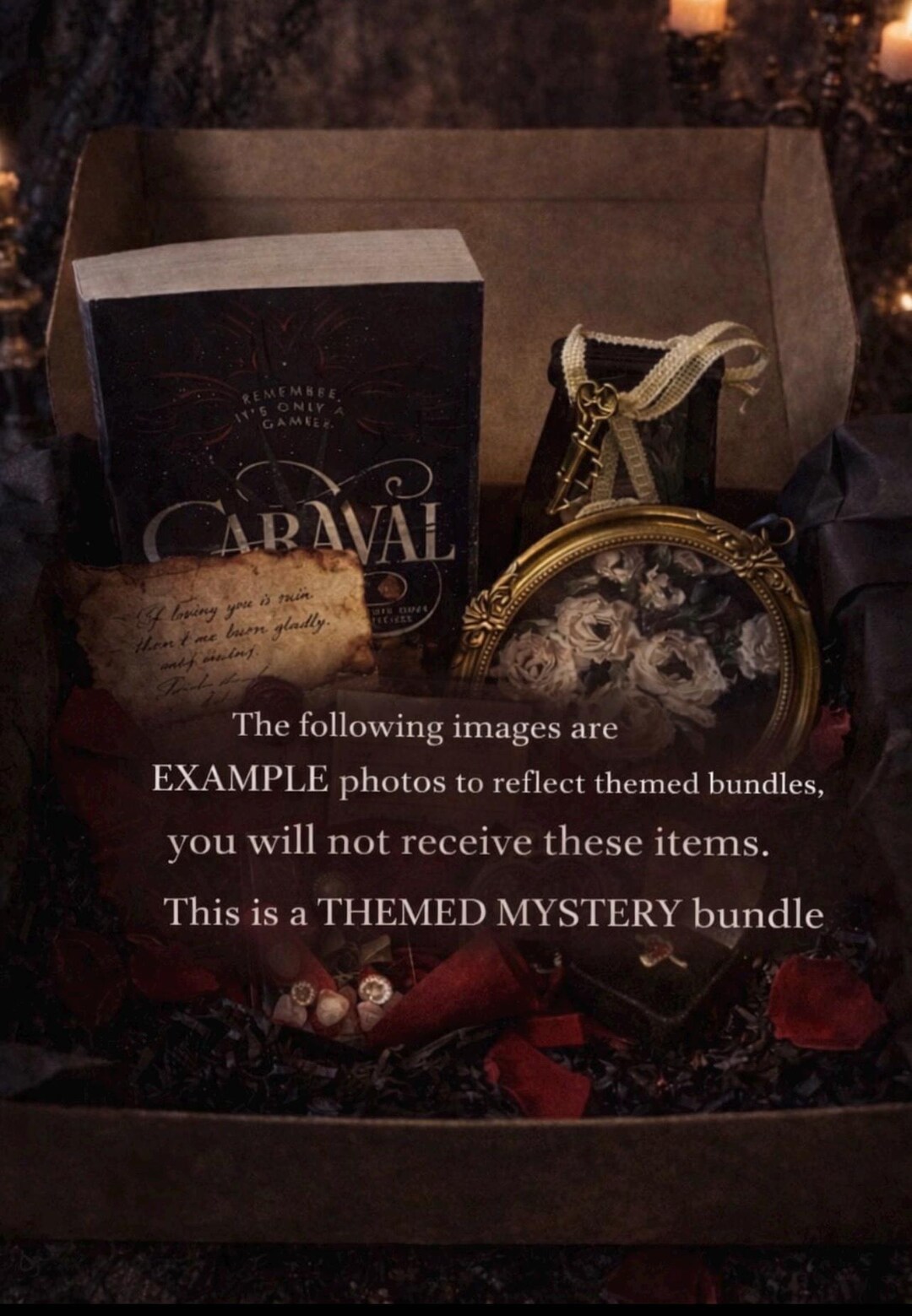 Dark Romance MYSTERY Book Box | Gothic Smut Reading Bundle, Moody ...