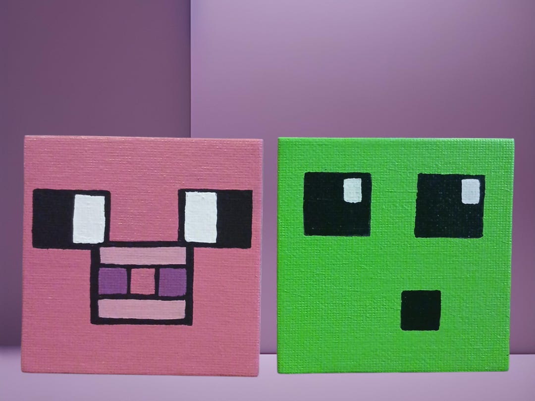 Minecraft Fridge, Locker Magnets/ Unique Minecraft Decor/ Gift for ...
