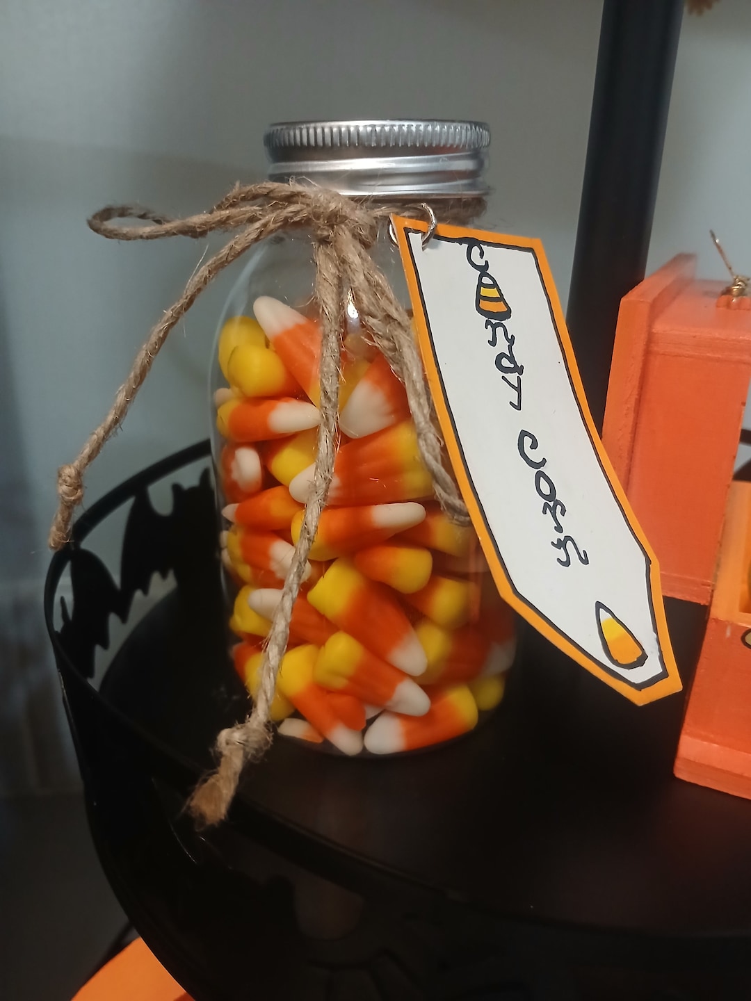 Halloween Tiered Tray Candy Corn Display or Storage - Etsy