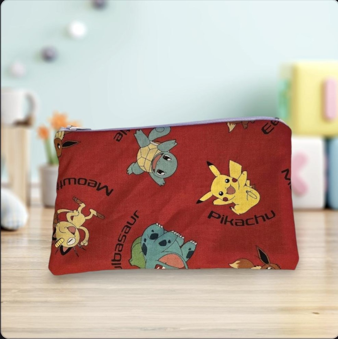 Cartoon Poke Character Zipper Pouch - Etsy