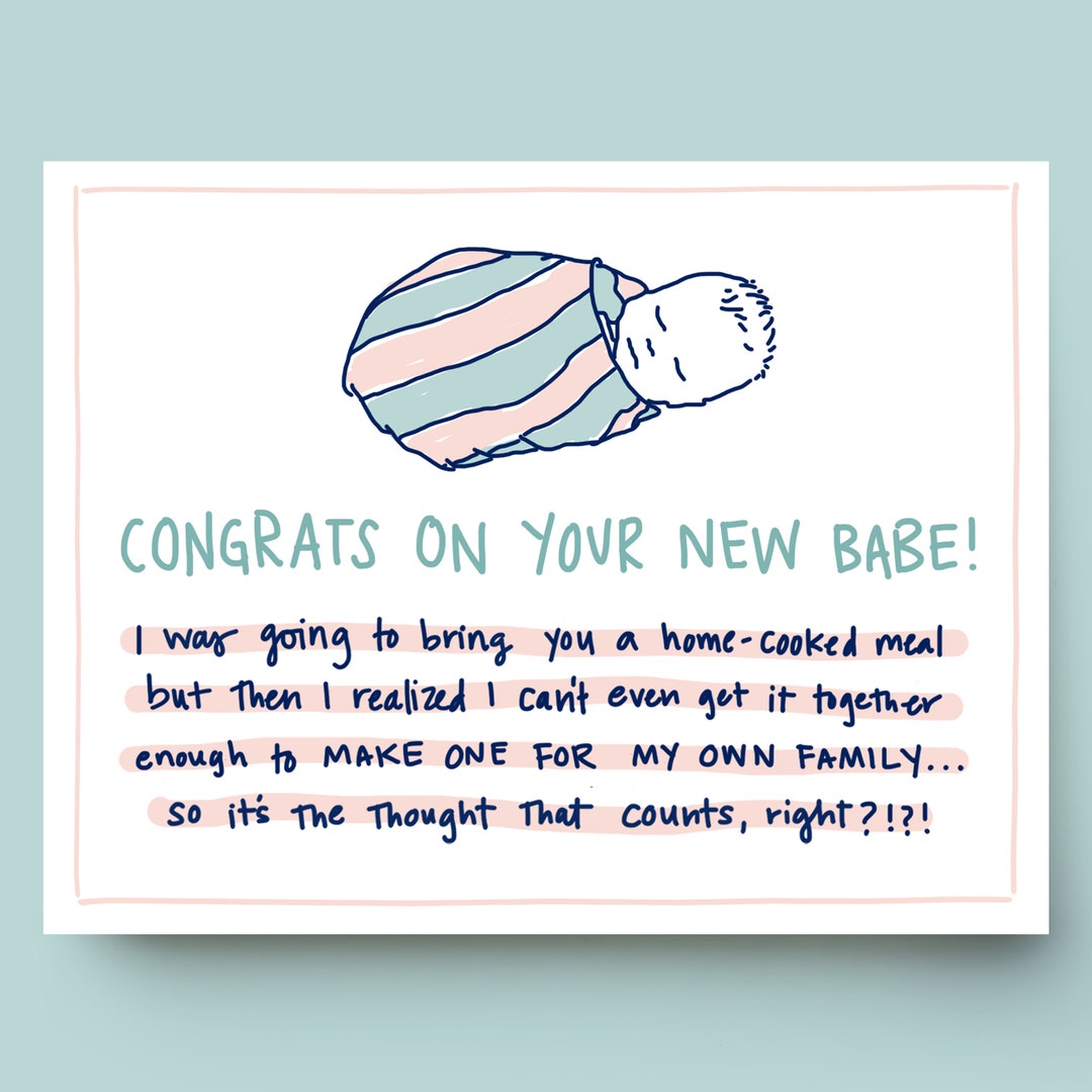 New Babe Card // New Mom Card // New Baby Card // New Mom Gift // New ...