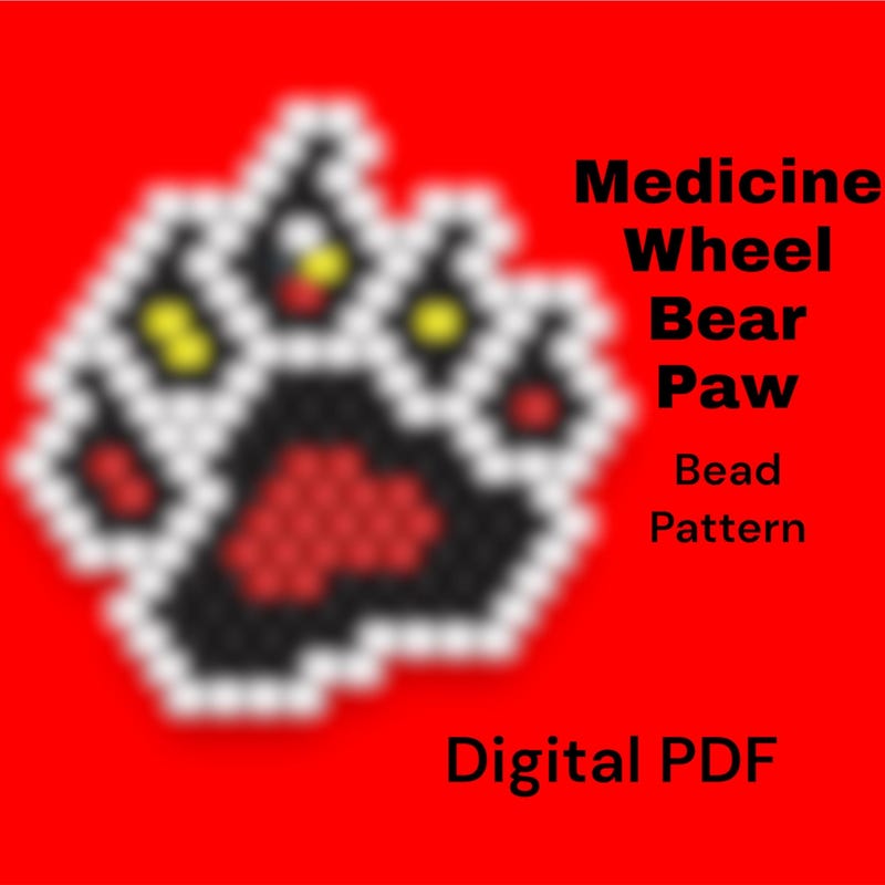 Bear Paw Beading Patterns - Etsy