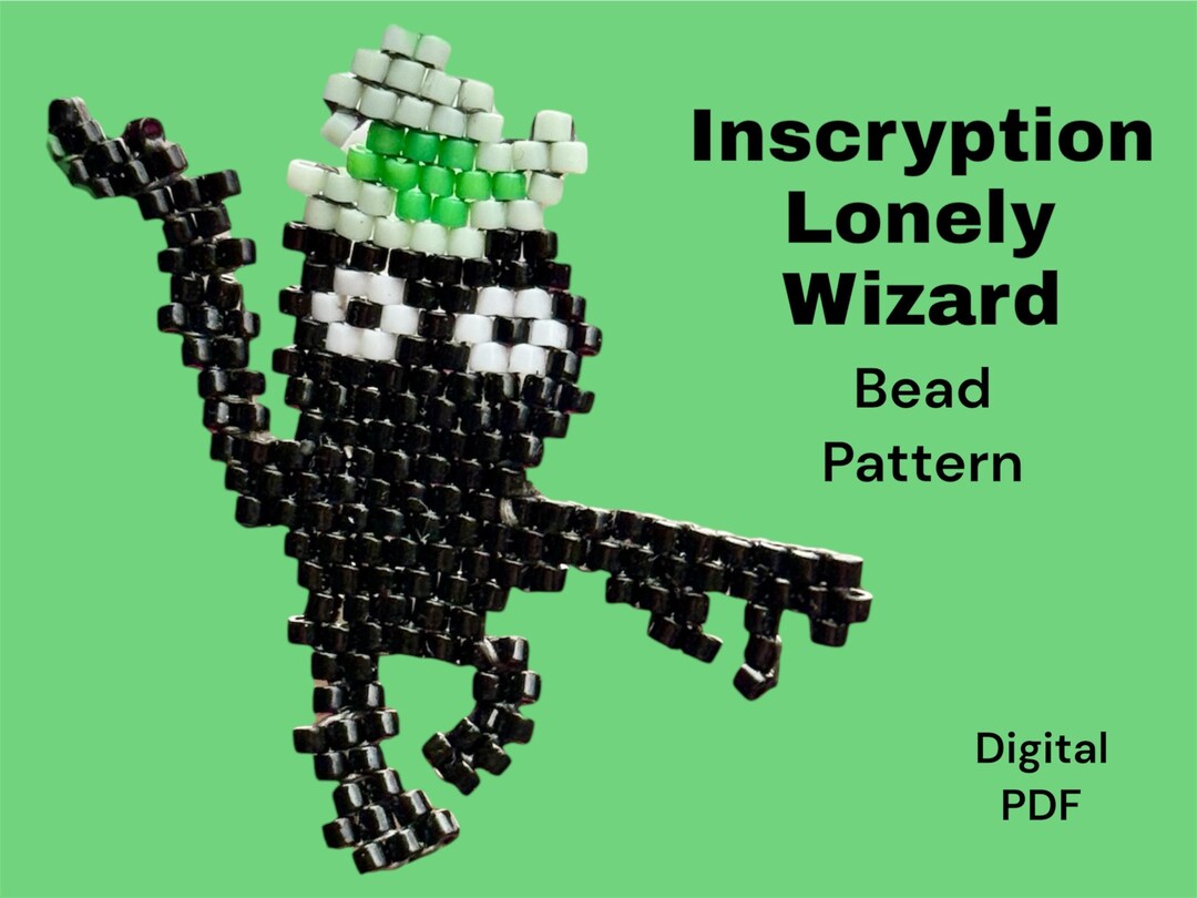 Beading Pattern: Inscryption Lonely Wizard | Inscryption Video Game ...