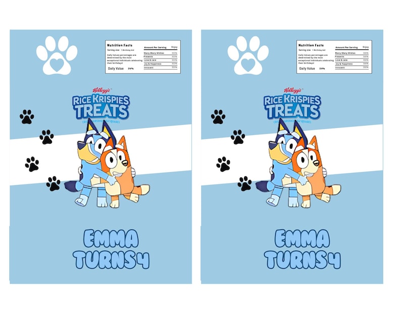 Bluey Party Favor Bundle - Etsy