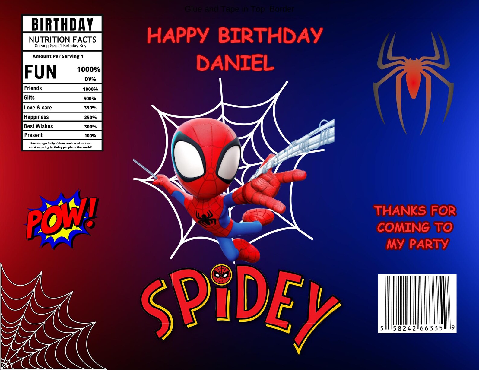 Spider Man Party Favor Bundle - Etsy