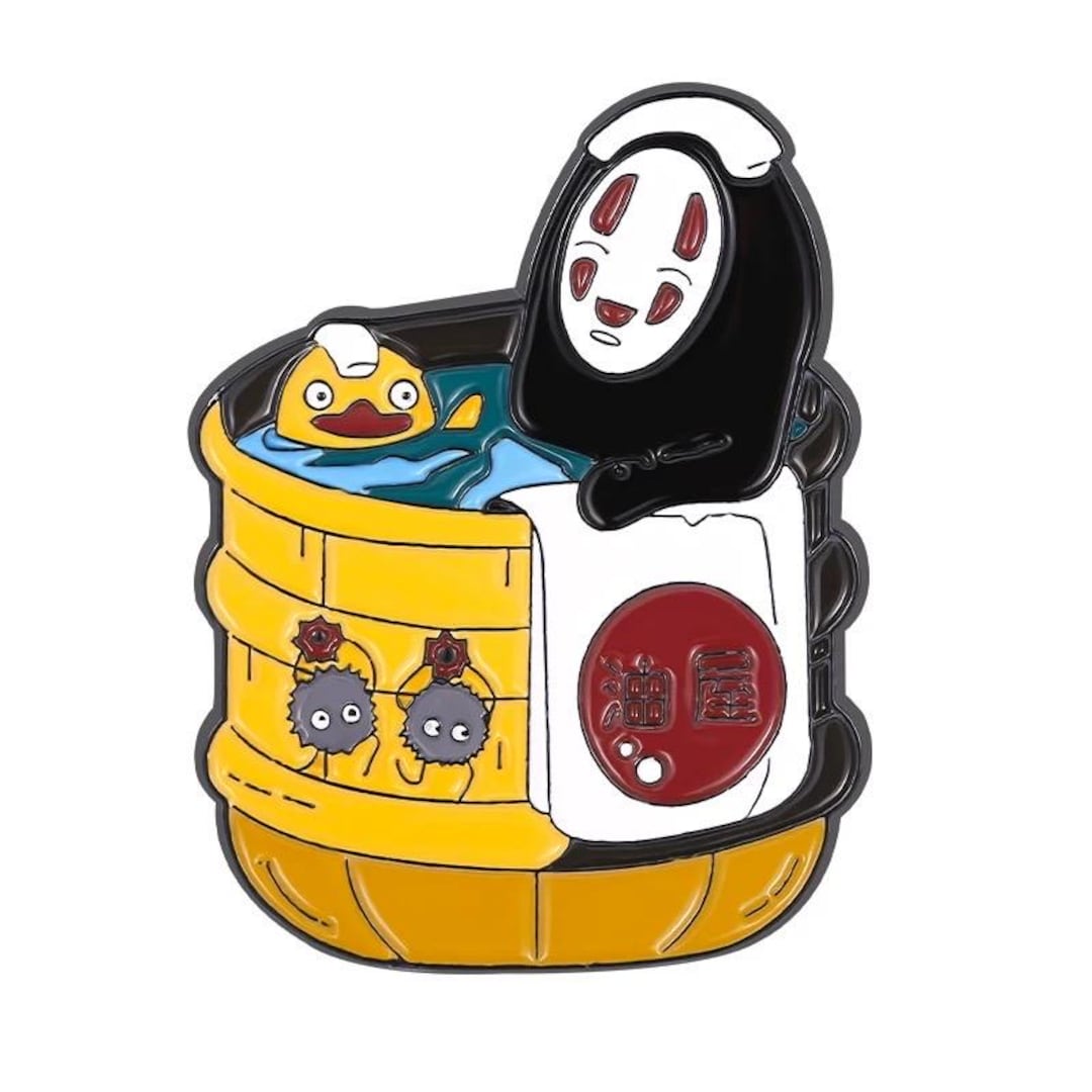 Spirited Away No Face Enamel Pins - Etsy