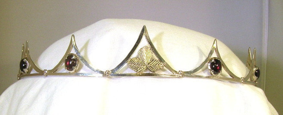 Coronet Ducal SCA Sterling Silver With Garnets - Etsy