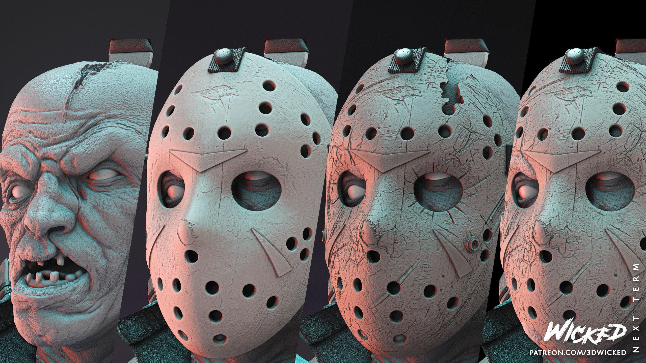 Jason Voorhees Bust STL File - Etsy
