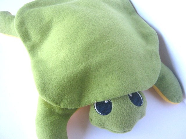 Large Green Turtle Toy// Stuffed Turtle// Plush Fun Toy for Kids// Baby ...