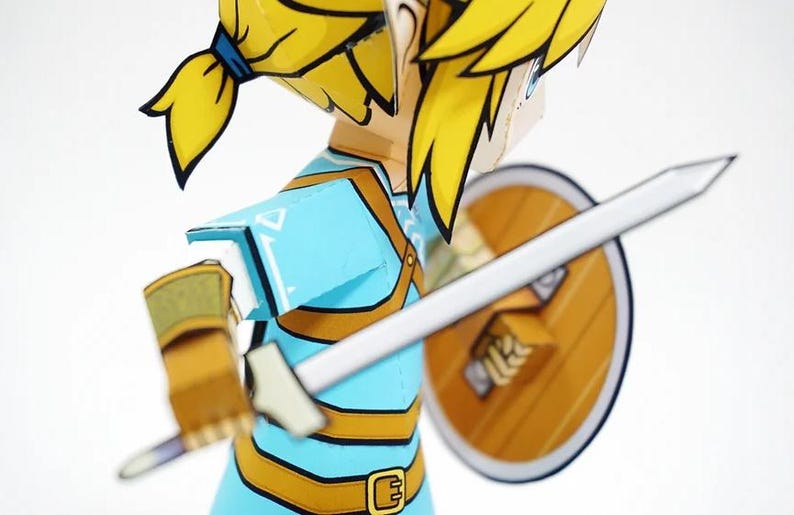 Zelda 3d Papercraft - Etsy