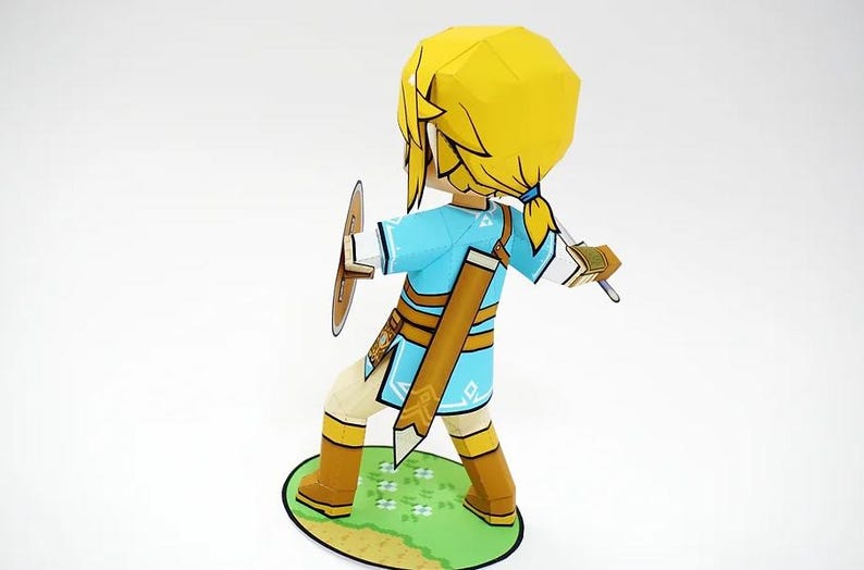 Zelda 3d Papercraft - Etsy