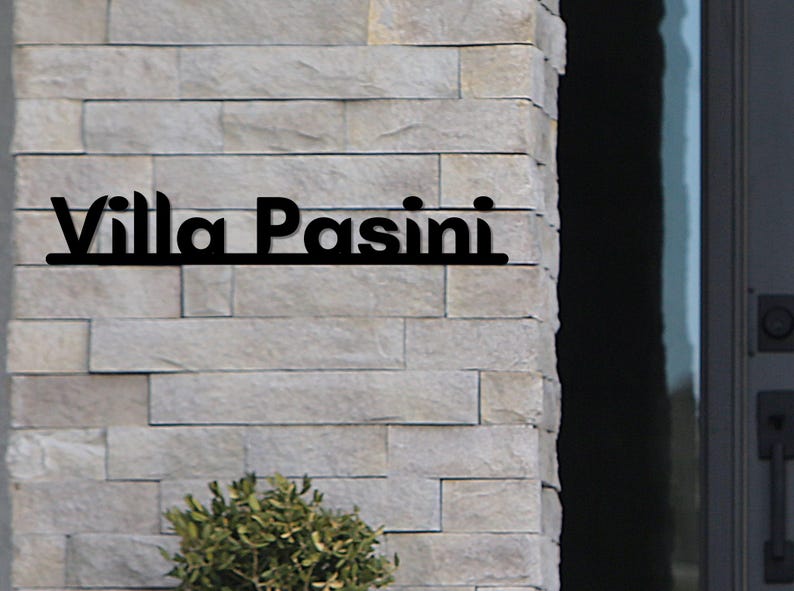 Personalized Villa Name Plate, Personalized House Name Plate, Unique ...