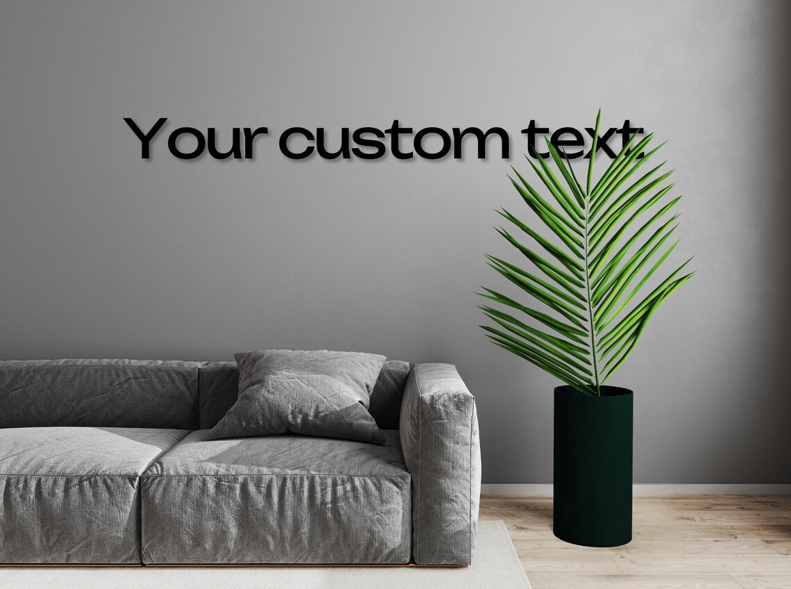 3D Wall Decoration Text, Custom Text, Wedding Gift, Wall Quotes ...