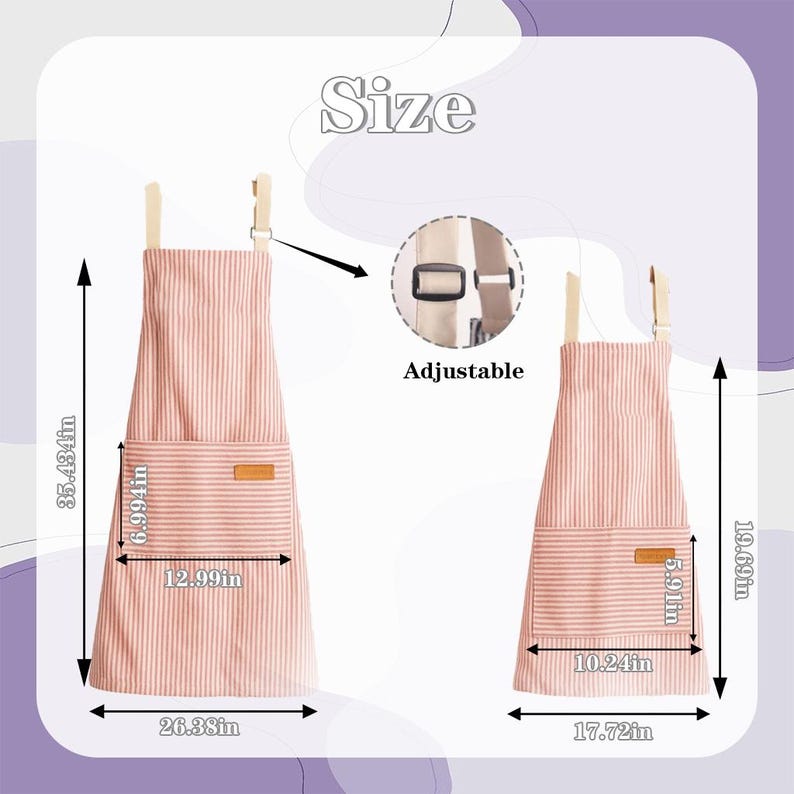 Personalized Embroidered Apron – Custom Cotton Baking Apron, Gift for ...