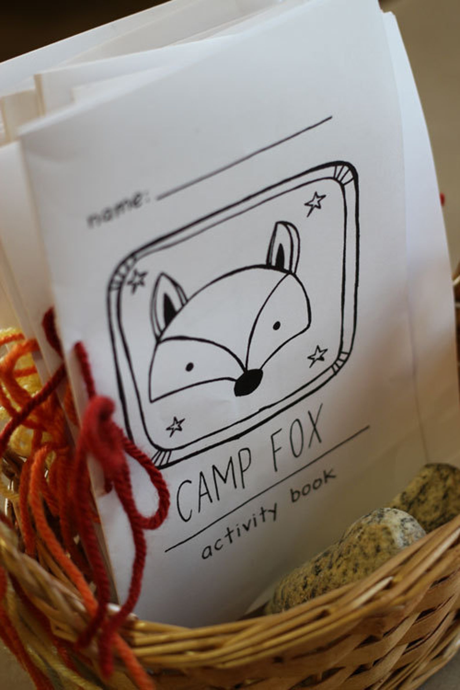 First Birthday Camping Themed Party Favor Coloring Book / Moonrise ...